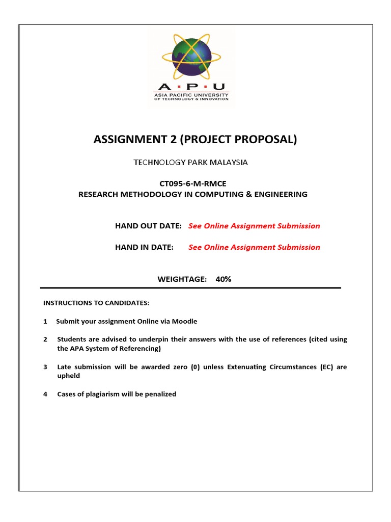 Assignment 2 - Proposal (Question) | PDF