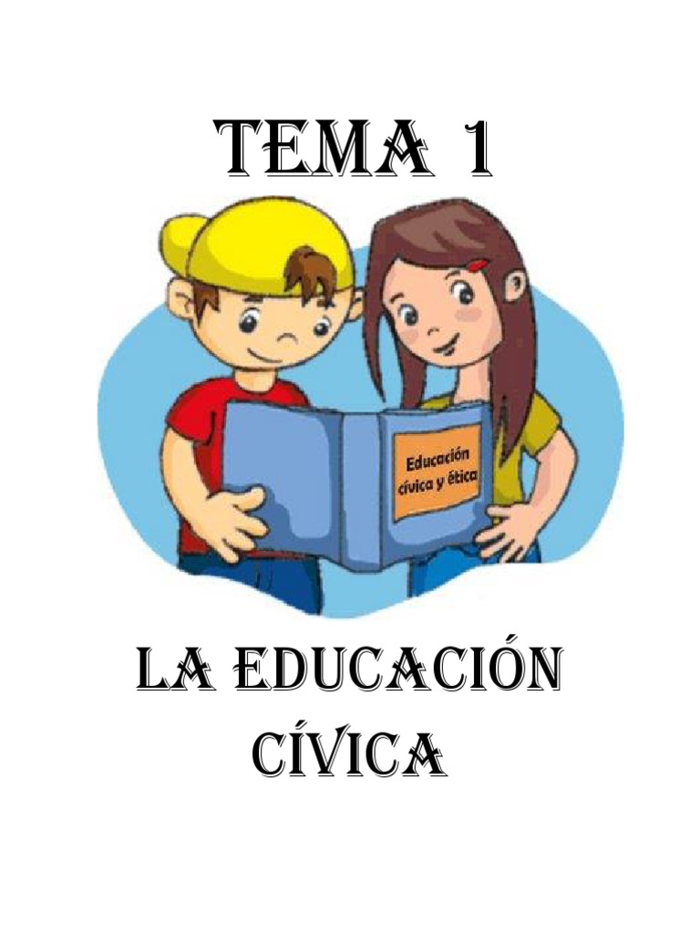 Tema 1-La Educacion Civica-7° | PDF