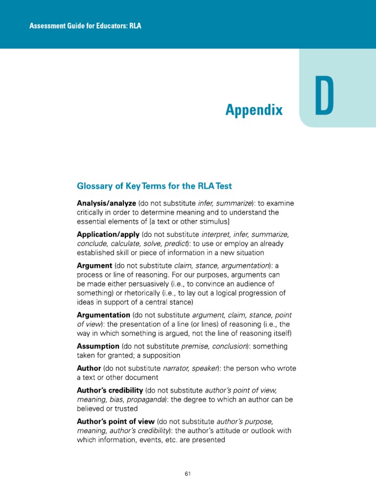 Essential Words For RLA | PDF