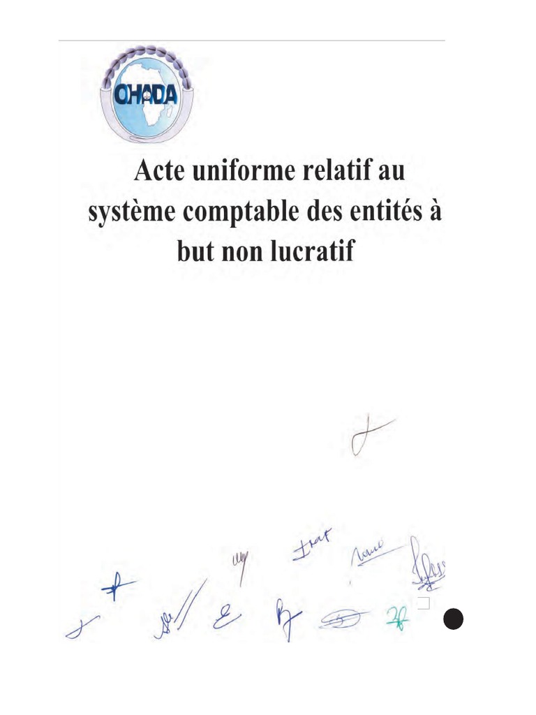 Acte Uniforme Ebnl | PDF