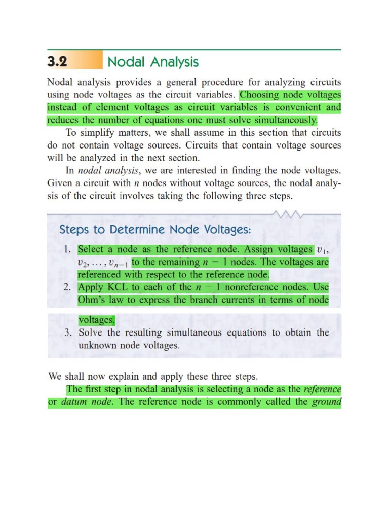 Nodal Analysis | PDF