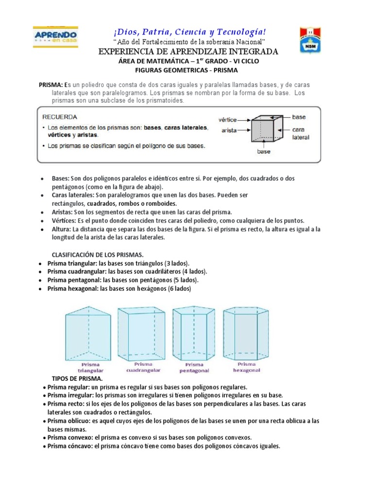 Figuras Geometricas - El Prisma | PDF