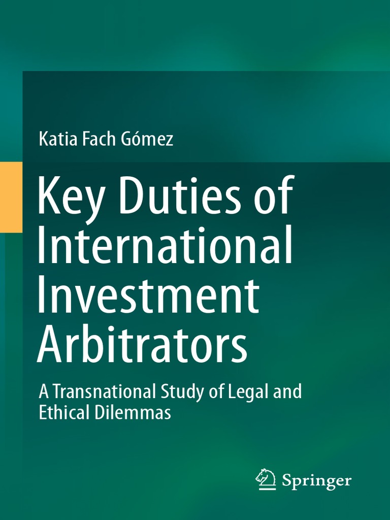 Key Duties of International Investmen... | PDF | Arbitration | European Union