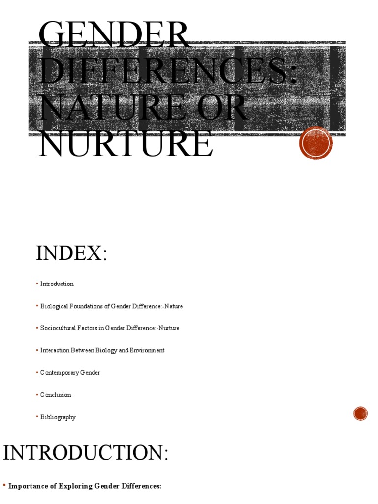 Gender Differences | PDF