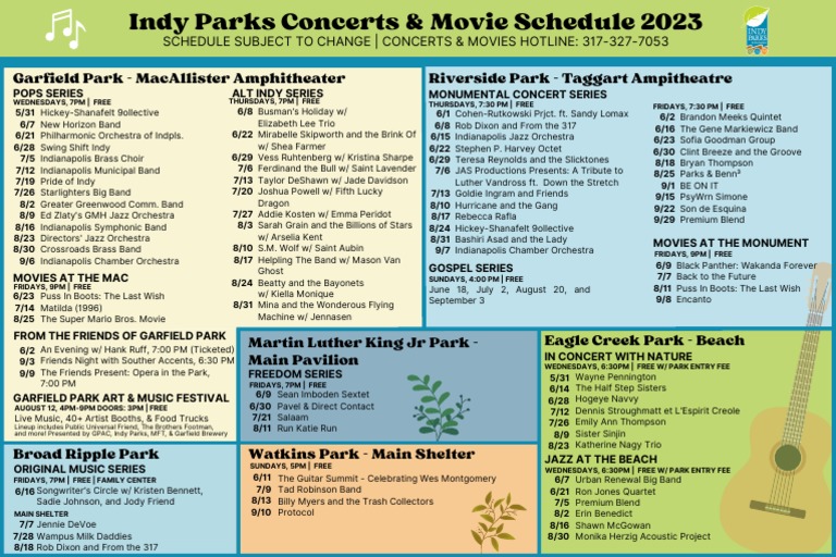 Carb Day 2023 Concert Lineup