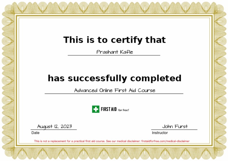 Advanced Certificate | PDF