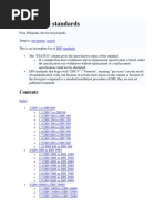 List of ISO Standards | PDF | Technology & Engineering
