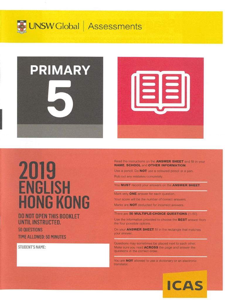 2019 English P5 | PDF
