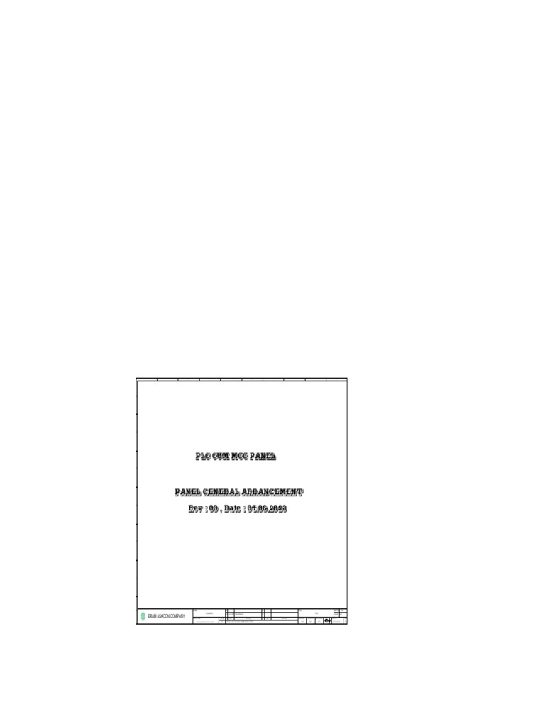 Auto Weighing System Panel Layout | PDF | Equipment | Industrial Processes