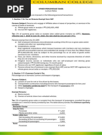 CTT EXAMINATION REVIEWER - Compilation of MCQs | PDF | Value Added Tax ...