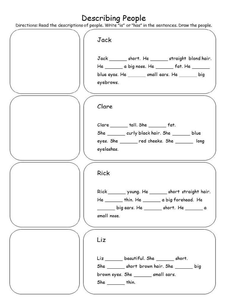 Describing People by Appereance | PDF