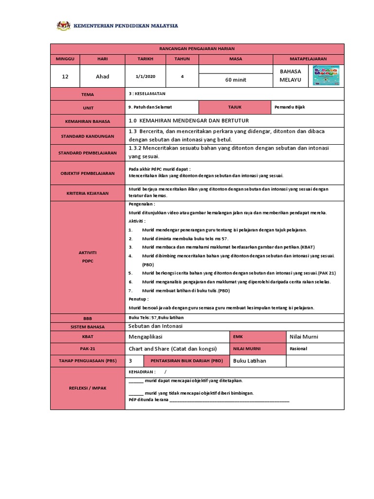 RPH 12 BM THN 4-Unit 9 (m12) +sivik | PDF