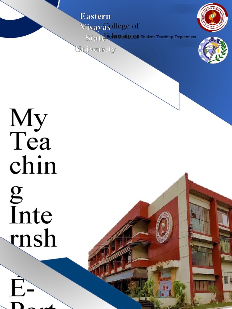 Teaching-Internship-e-portfolio-cover PACNE | PDF | Mean | Cognition