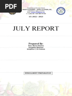 Narrative Report Brigada Eskwela 2022 | PDF