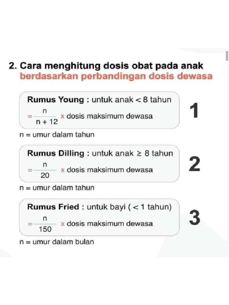Dosis Obat Anak | PDF