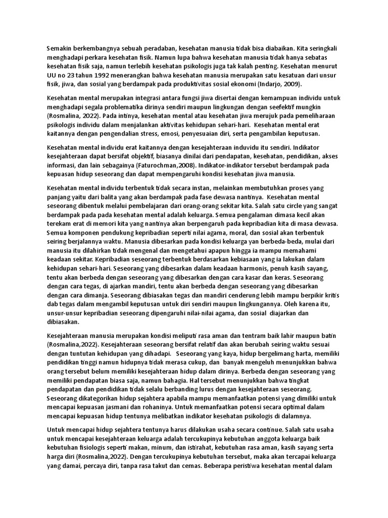 Essai Ipp Ospek | PDF