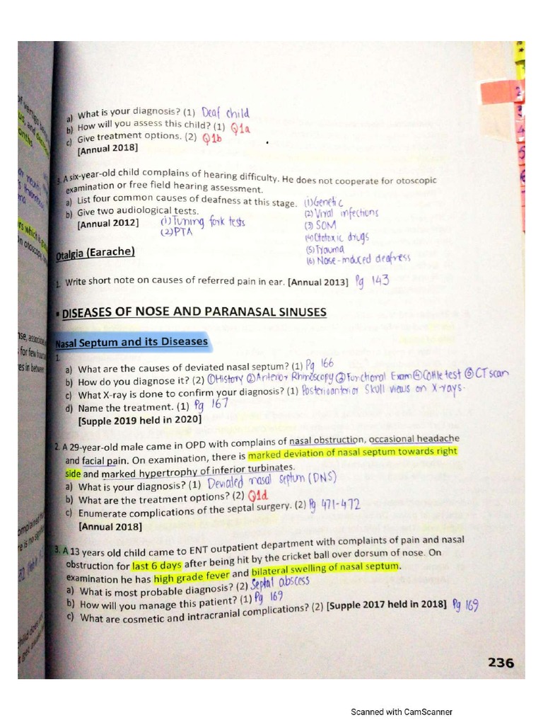 4th Year Mbbs Solved Past Papers | PDF