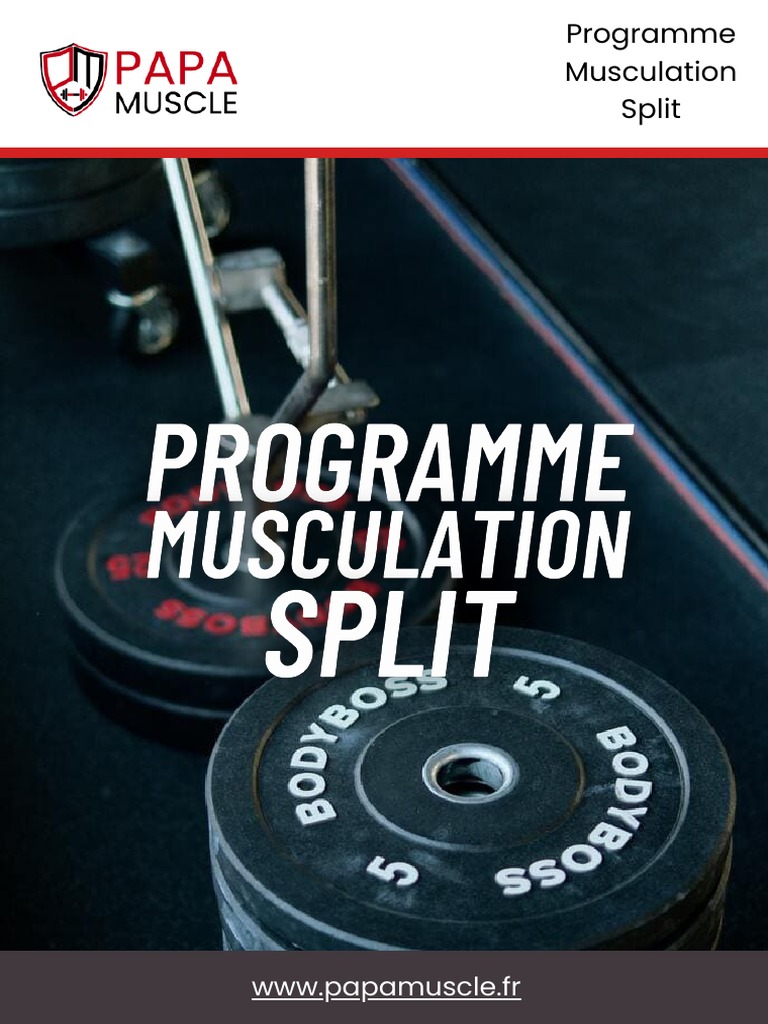 Programme Musculation Split PDF | PDF