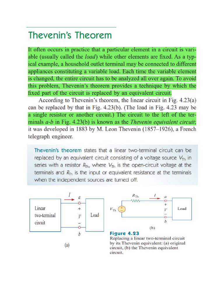 Thevenins | PDF