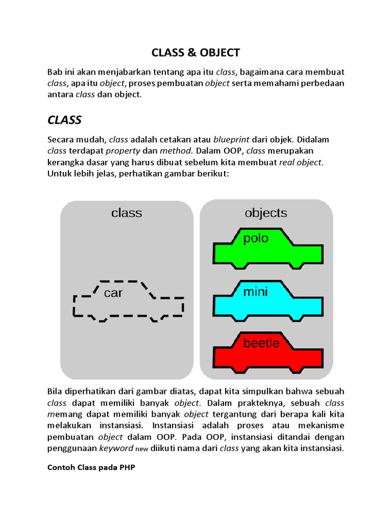 Class Dan Object | PDF | Bisnis | Komputer
