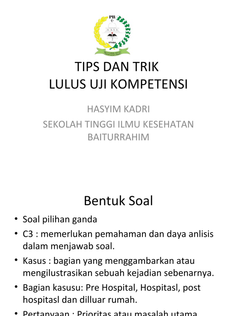 Tips Dan Trik Lulus Ukom | PDF