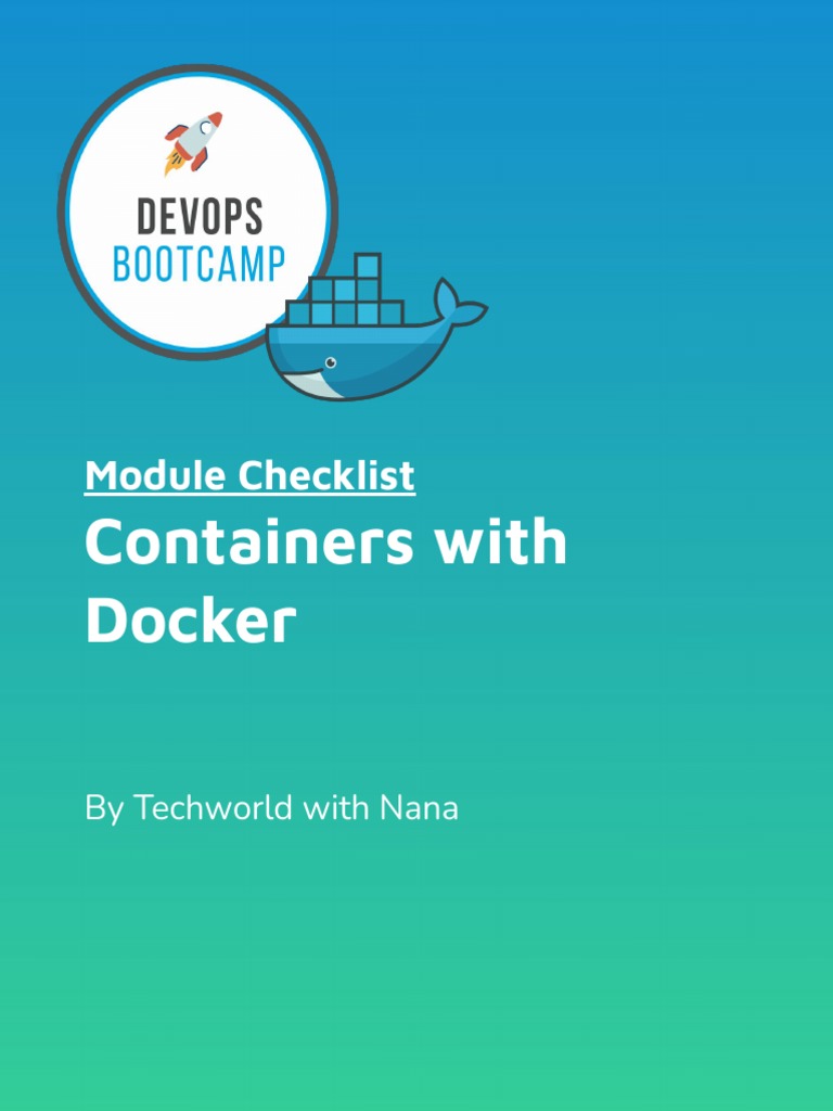 07 Docker Checklist Pdf Login Computer Science