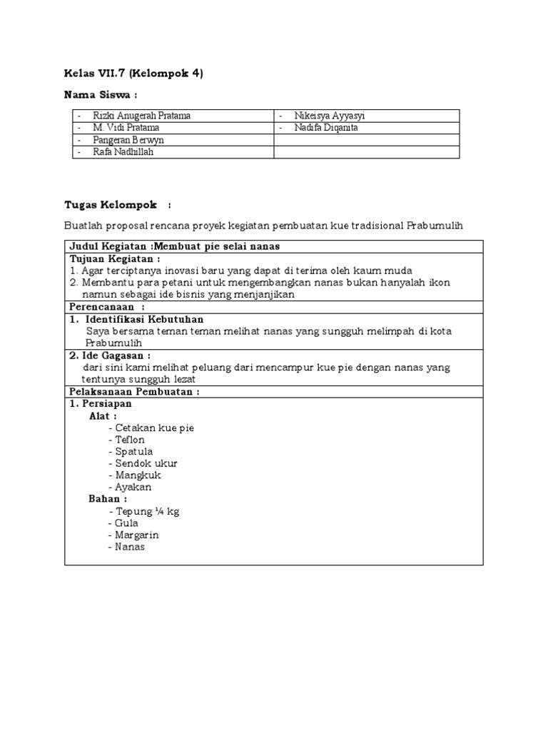 Proposal P5 Kelompok Elite 4 | PDF