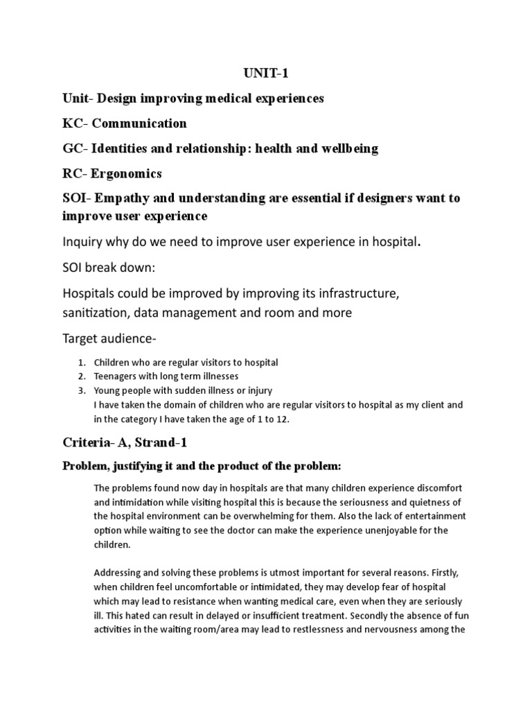 Design Unit 1 | PDF Design Unit 1 | PDF