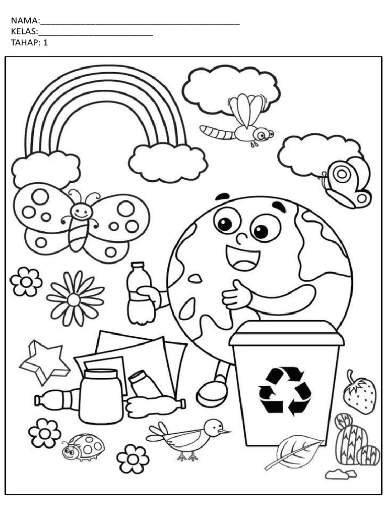Pertandingan Mewarna Poster Alam Sekitar | PDF