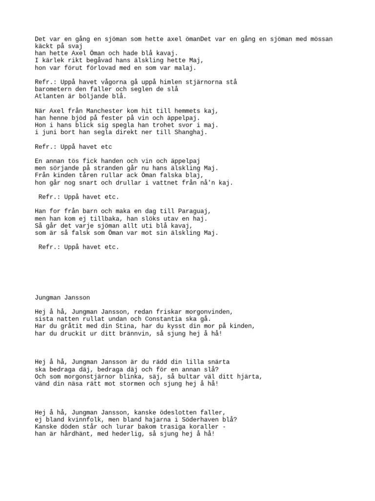 Hejsan Alla | PDF