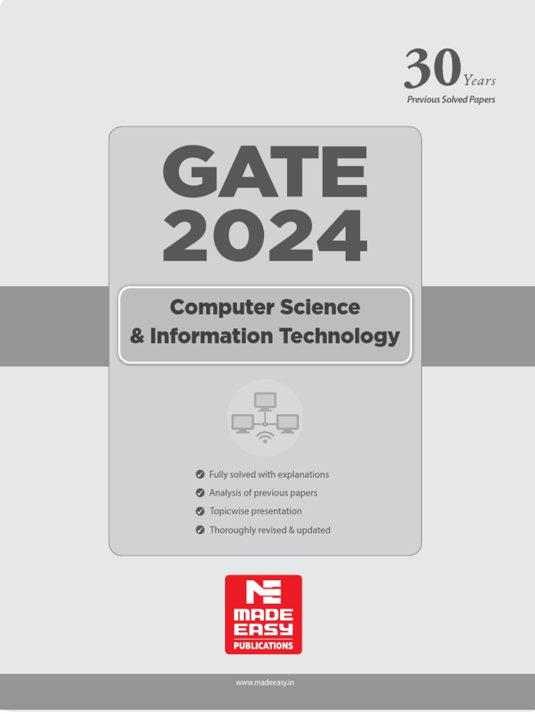 CS GATE Solved Papers - 2024 | PDF