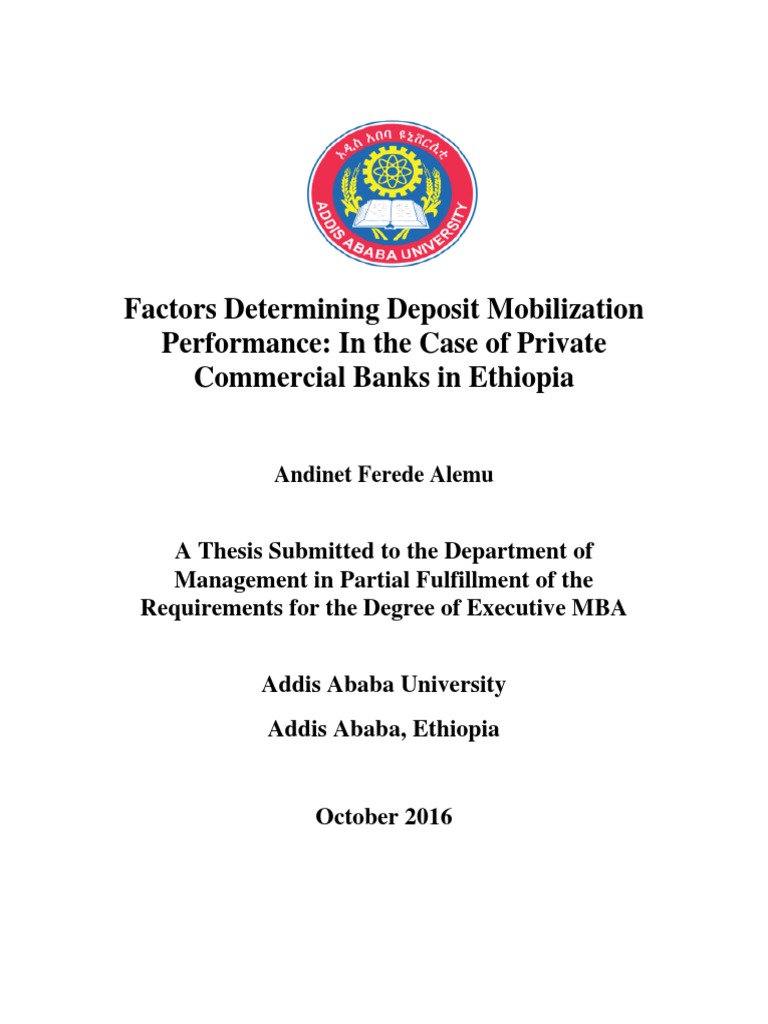 Andinet Ferede | PDF | Finance & Money Management