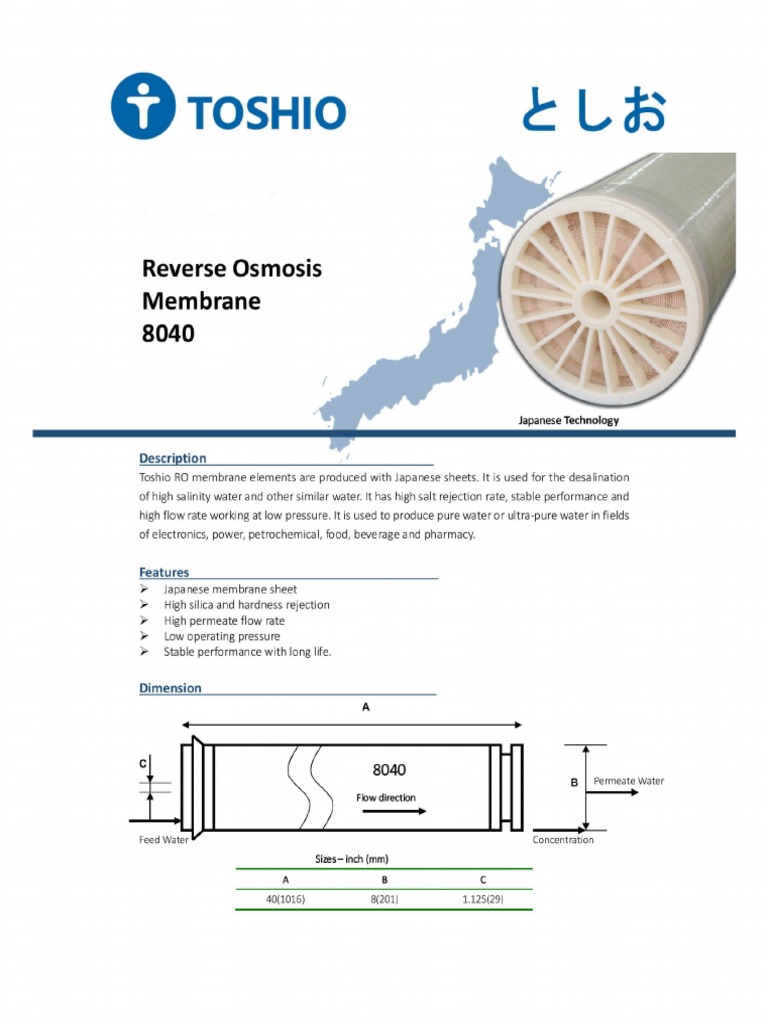 8 Ro Membrane | PDF