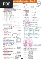 NCEA L3 Calculus FormulaeResource 2018 | PDF | Geometry | Euclidean ...
