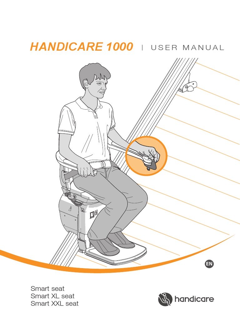 1000 Straight Stairlift User Manual Handicare | PDF