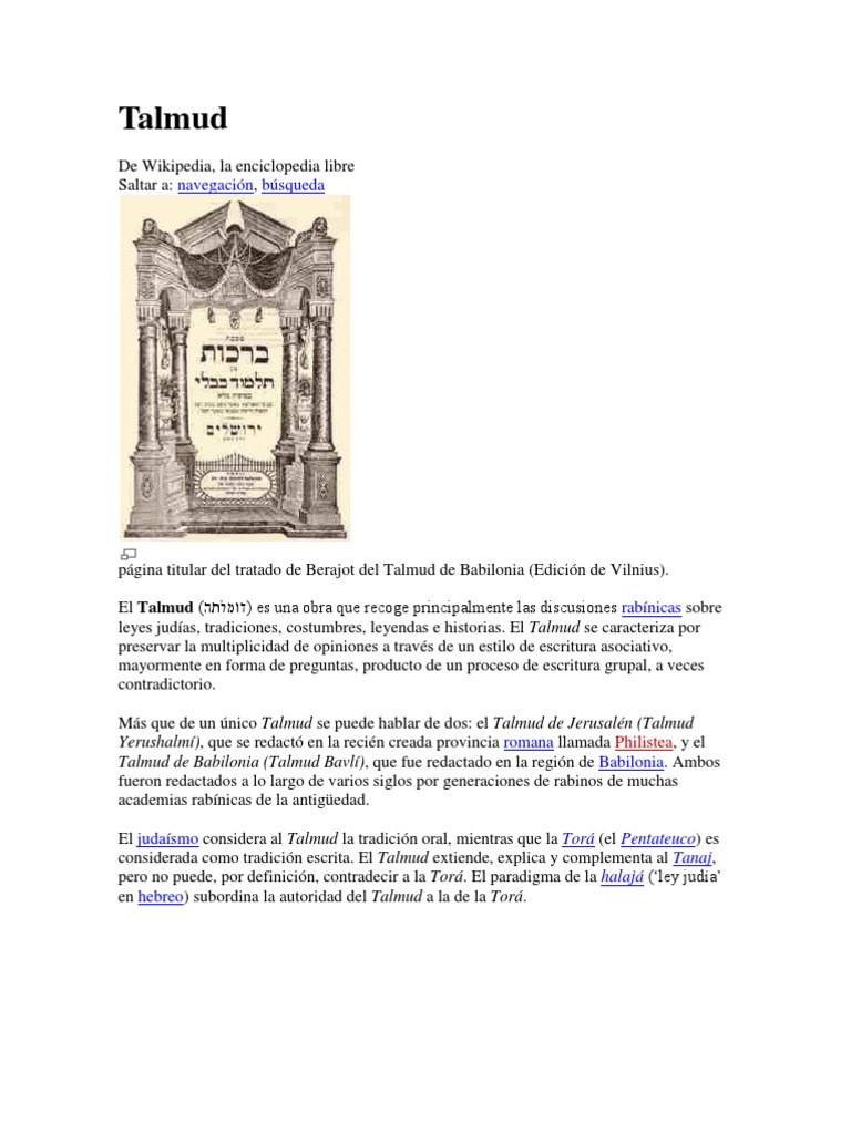 Talmud | PDF | Talmud | Judaísmo