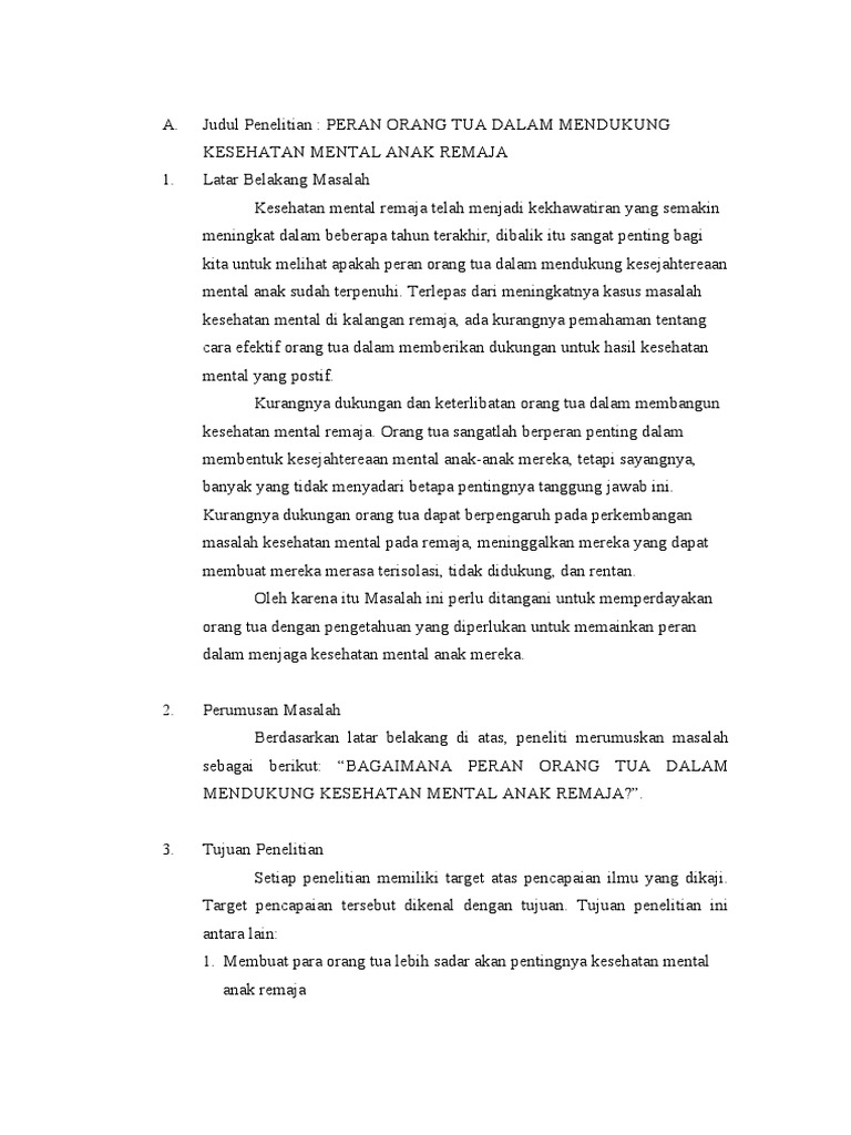 Proposal Indonesia | PDF