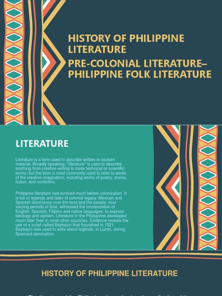 History of Philippine Literature | PDF History of Philippine Literature | PDF