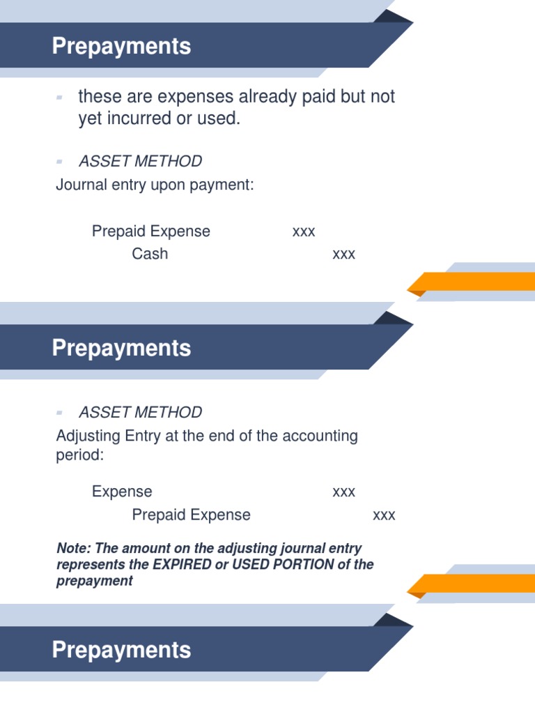 Prepayments | PDF