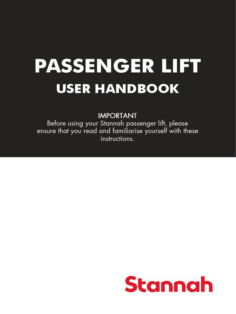 Stannah Passenger Lifts User Manual 92022 | PDF