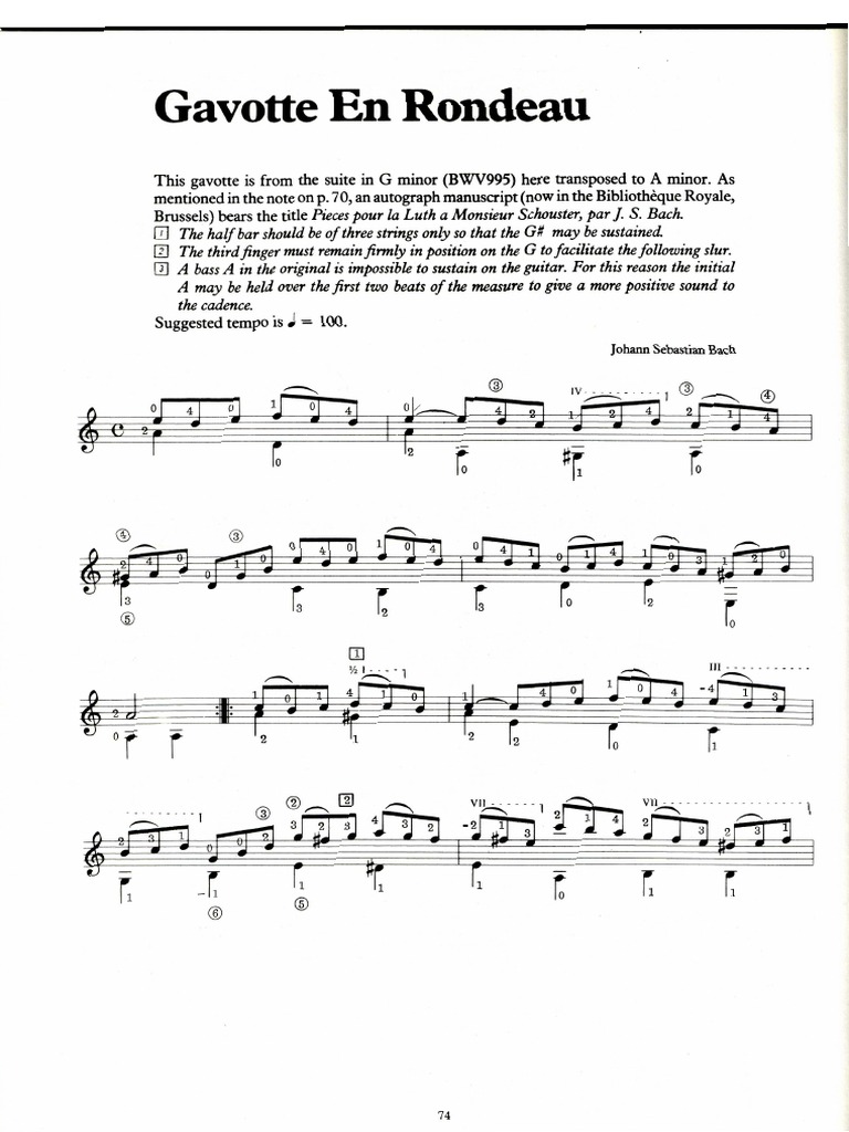 Gavotte en Rondeau | PDF