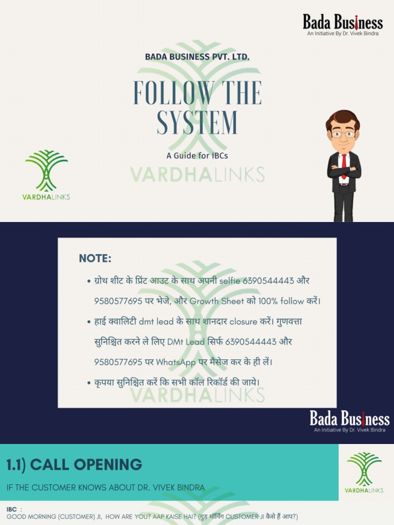 BBC BBD CallingScript | PDF