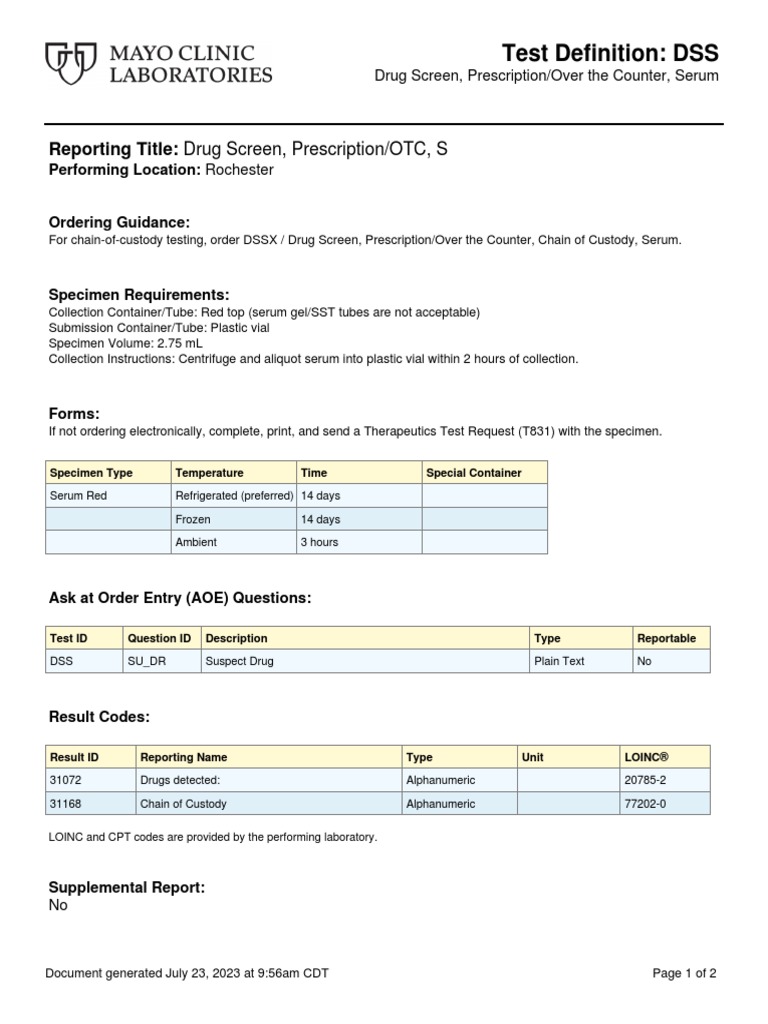 8421 MCL Test Setup | PDF