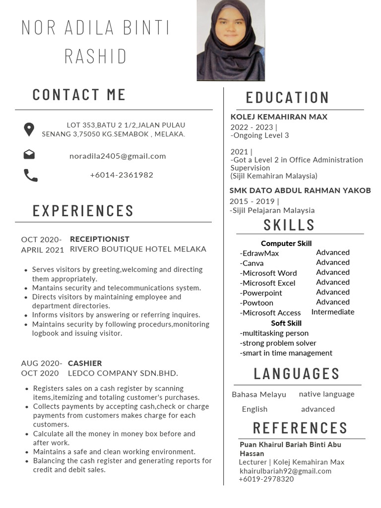 Resume Adila | PDF | Trade | Money