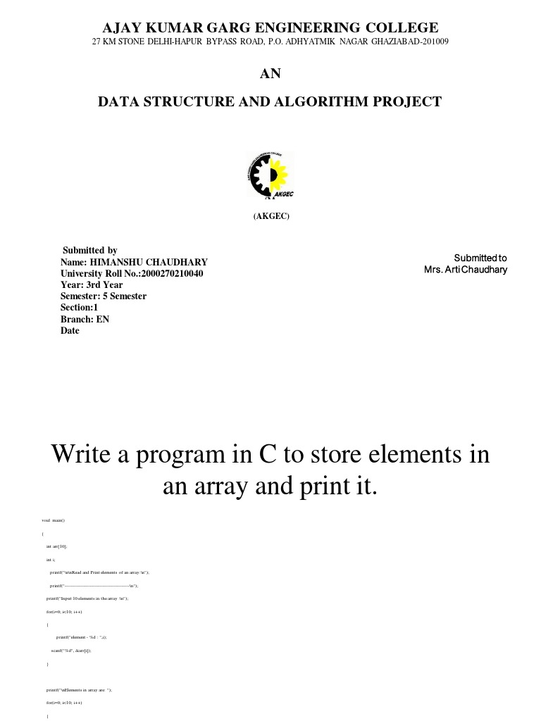 Dsa Group 11 Pdf Computing Computer Programming 