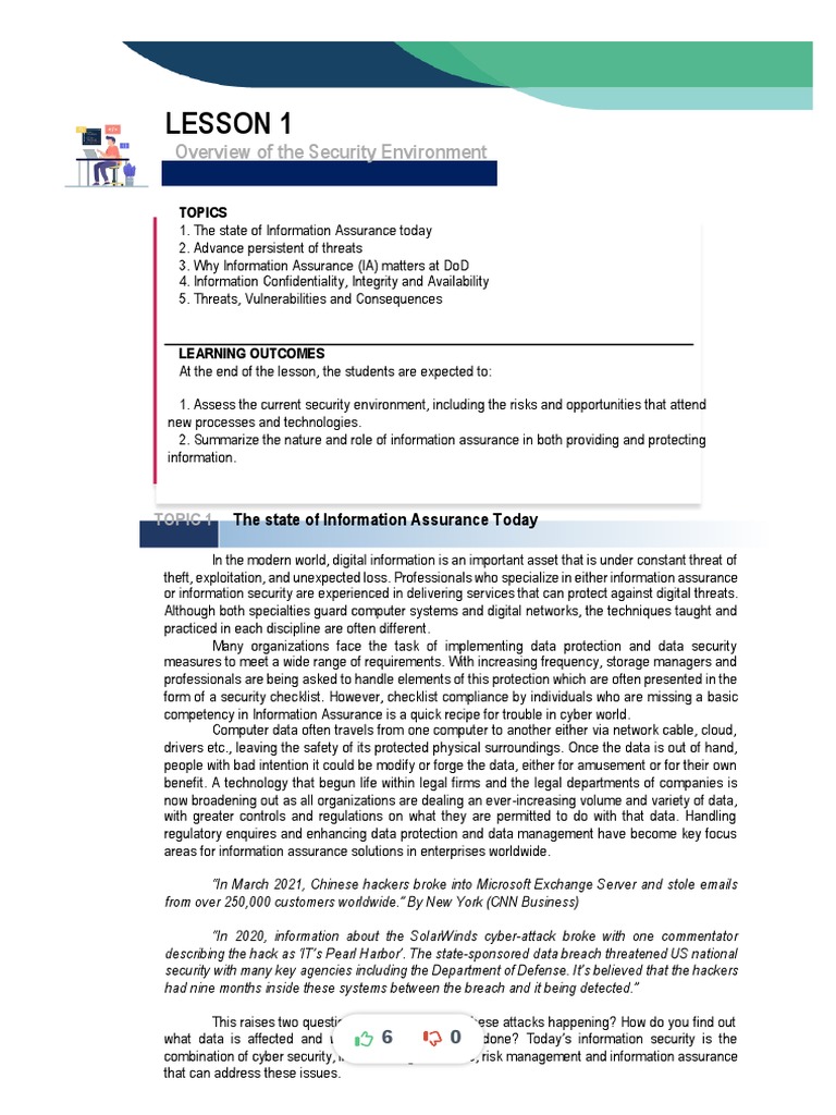 Information Assurance and Security II Lectures Quizzes and Activities Compress 1 | Download Free ...