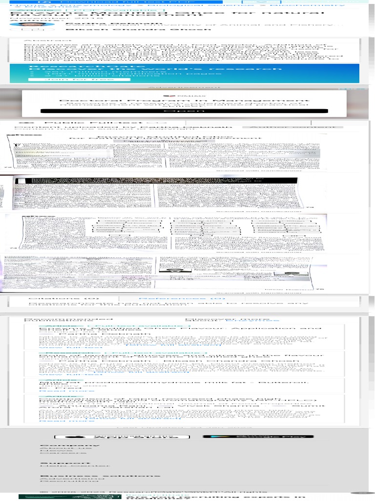(PDF) Enzyme Modified Ghee For Natural Flavour Enhancement 4 | PDF