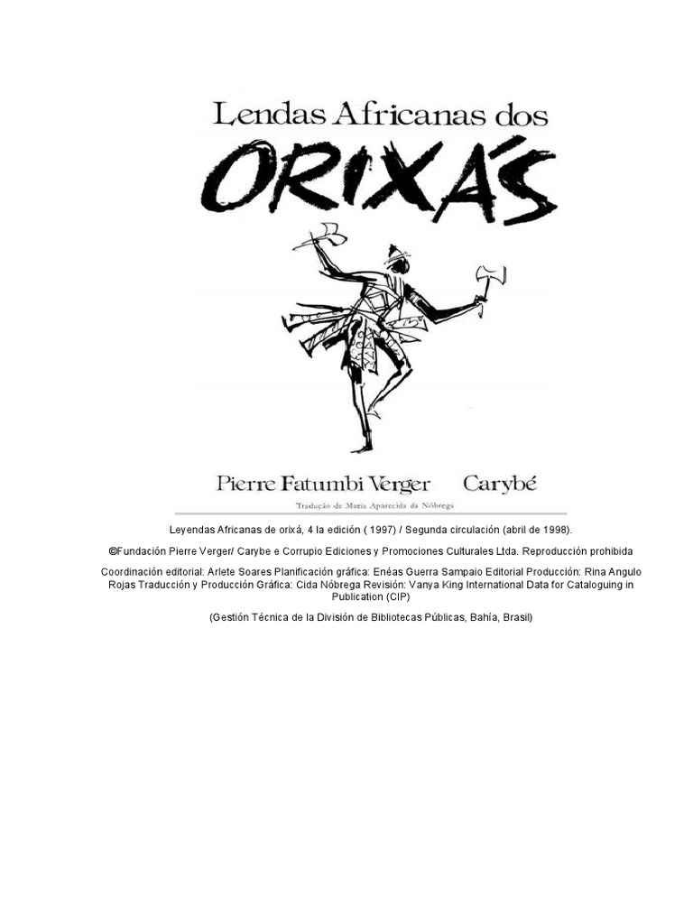 Leyendas Africanas de Orixá | PDF