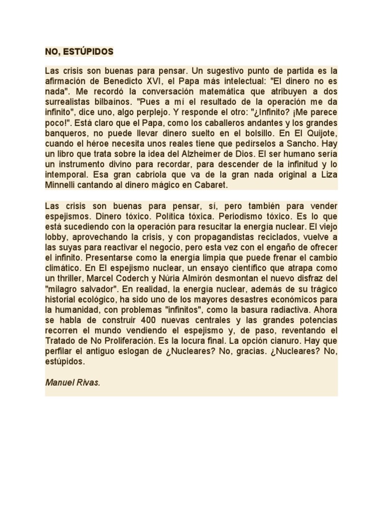 TEXTO PARA HACER COMENTARIO Critico | PDF