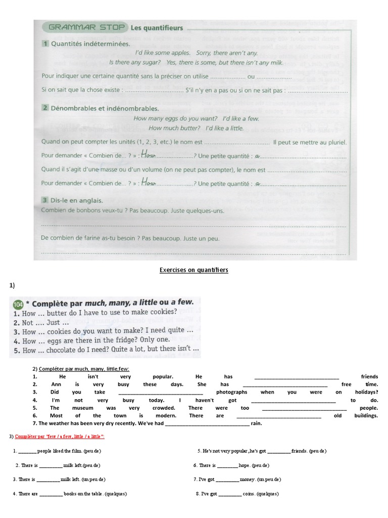 Exercises On Quantifiers | PDF